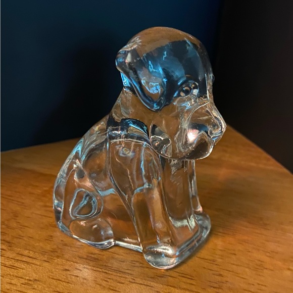 Source Unknown | Accents | Vintage Federal Clear Glass English Bulldog ...